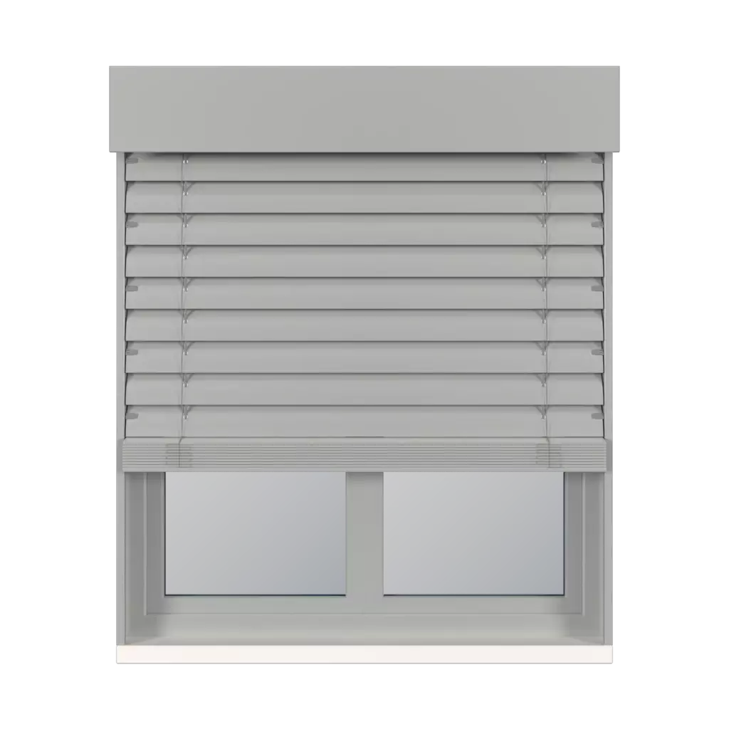 Feneste | Windows | Accessories | Aluprof | Venetian blinds in front ...